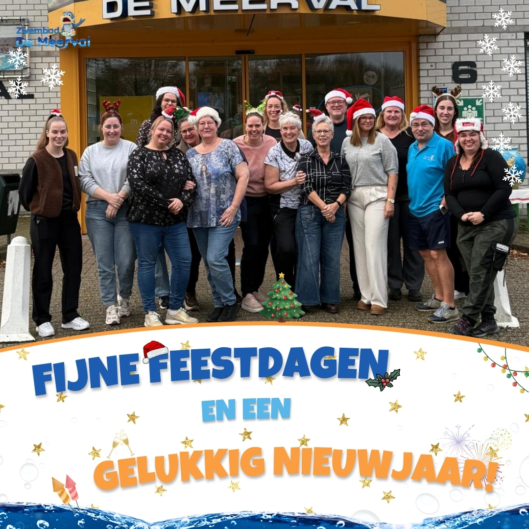 Fijne feestdagen en een gelukkig en sportief 2026! - De Meerval